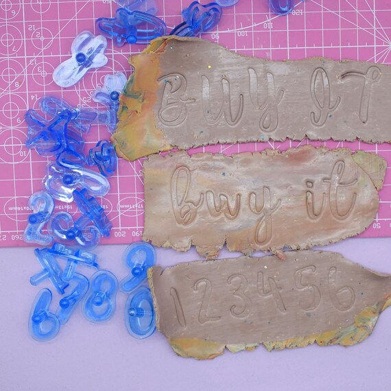 Letter Stamps For Clay Near Me Alphabet Stamps Set For Clay & Pottery ...