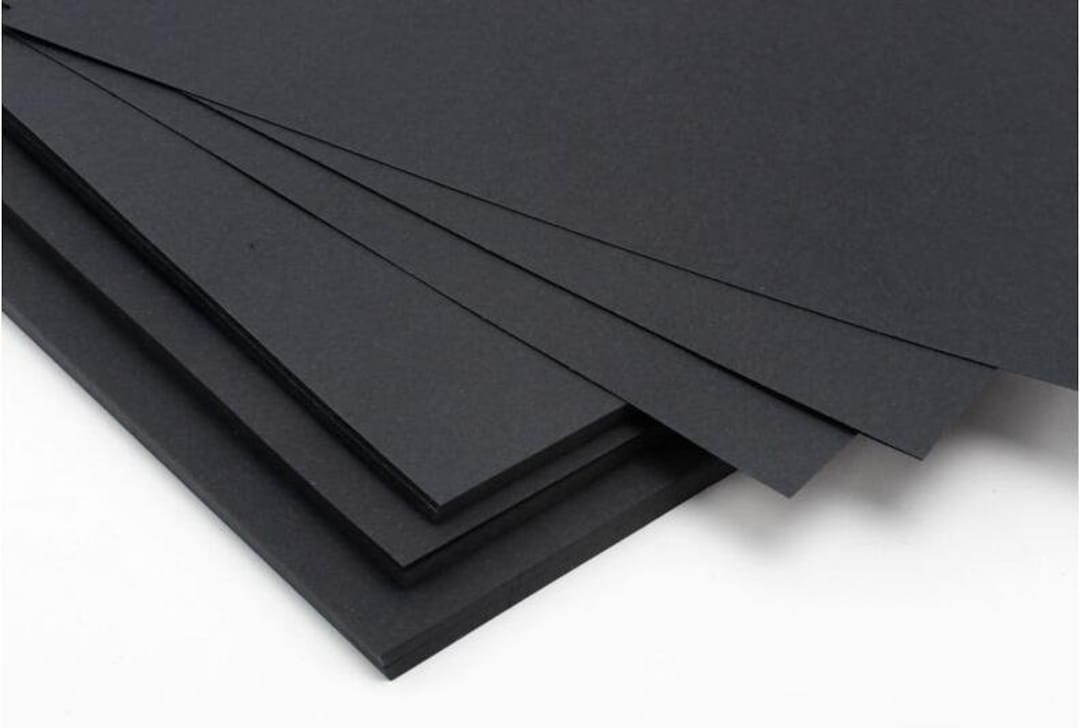 Black Kraft Paper, 50/100pcd, Multiple Sizes, Thick Paperboard ...