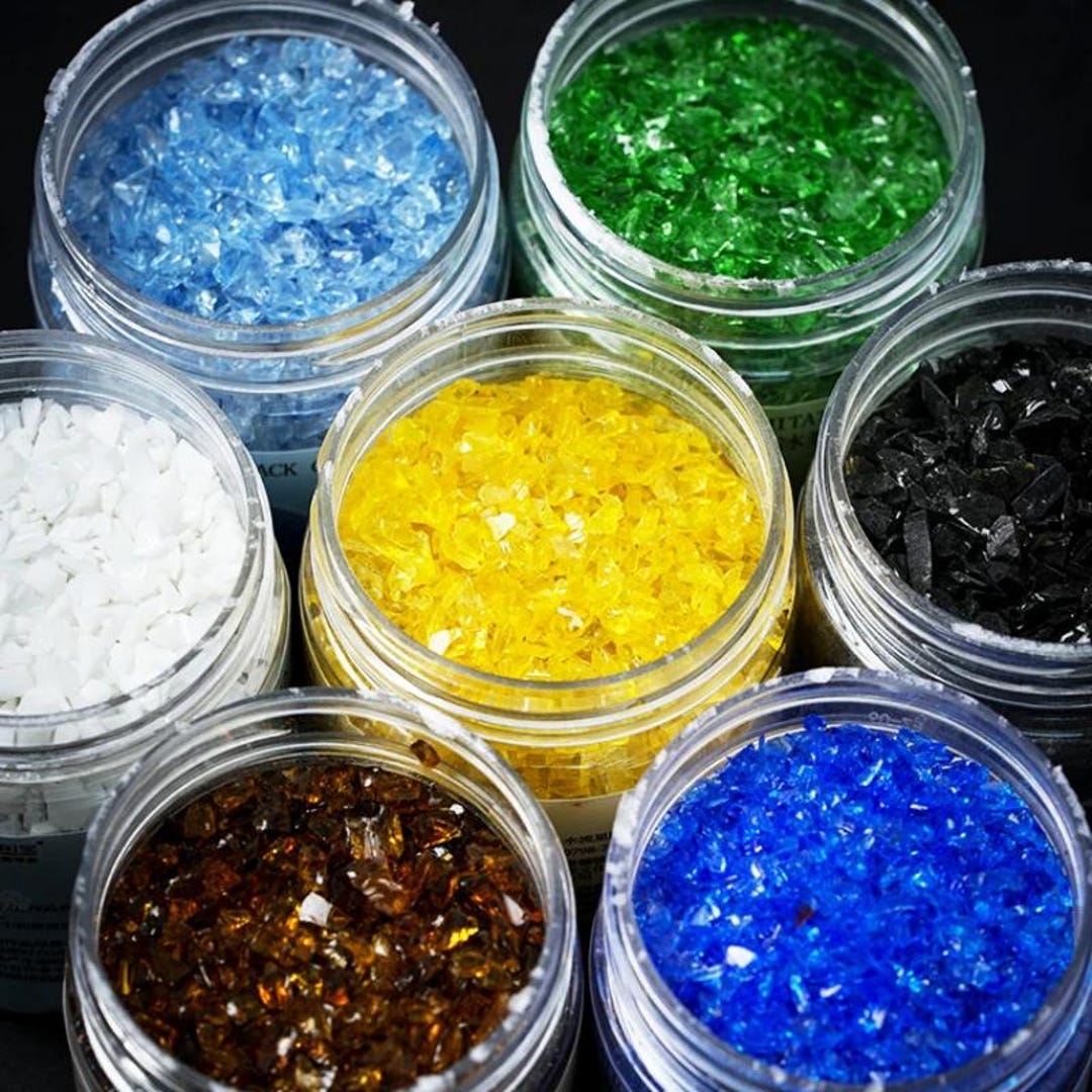 Pottery Imitation Ice Crack Glaze Particles, 150/bottle, Minerals, DIY ...