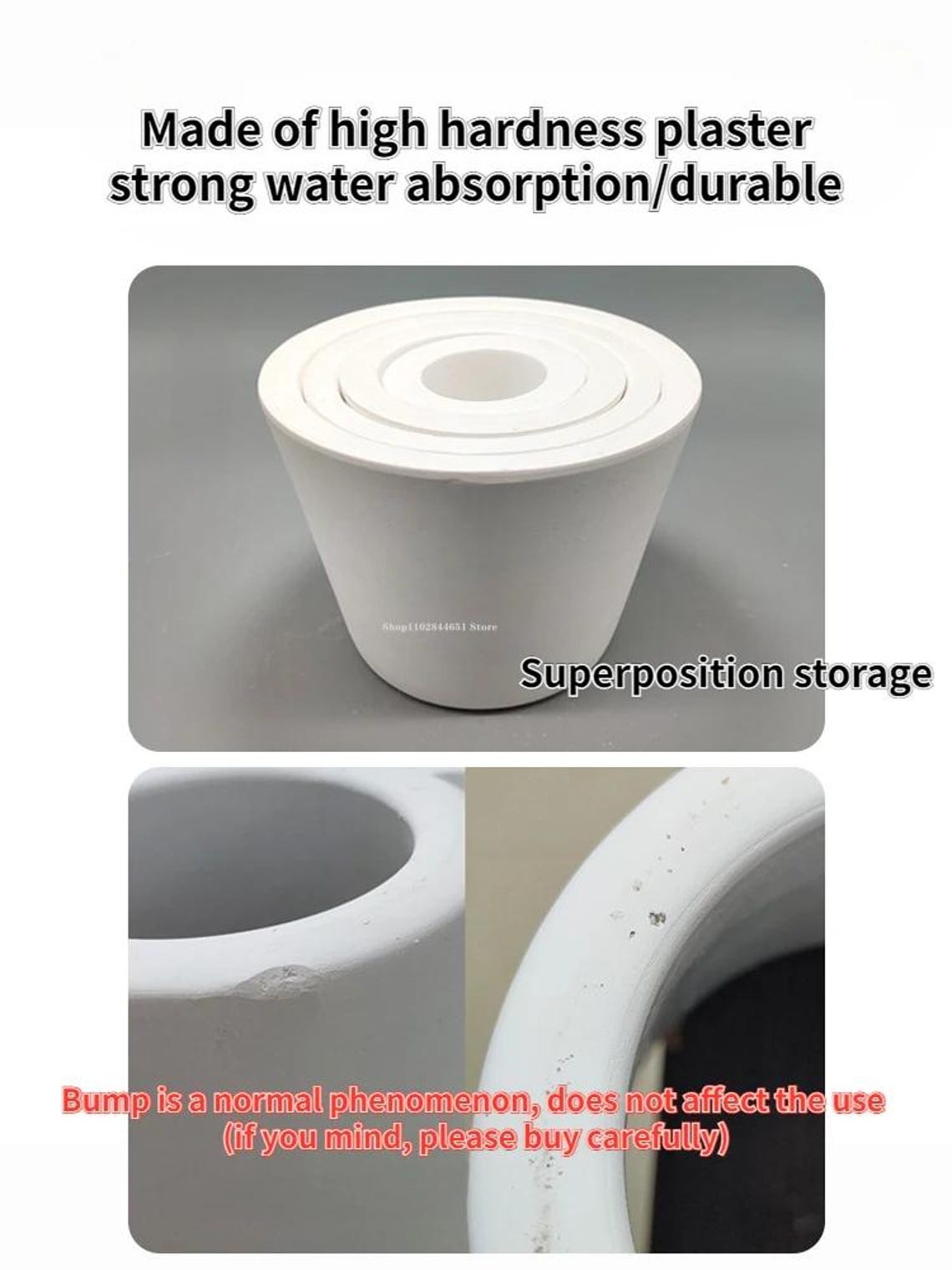 Pottery Gypsum Sleeve, Gesso, High Hardness Plaster Base, Various Sizes ...