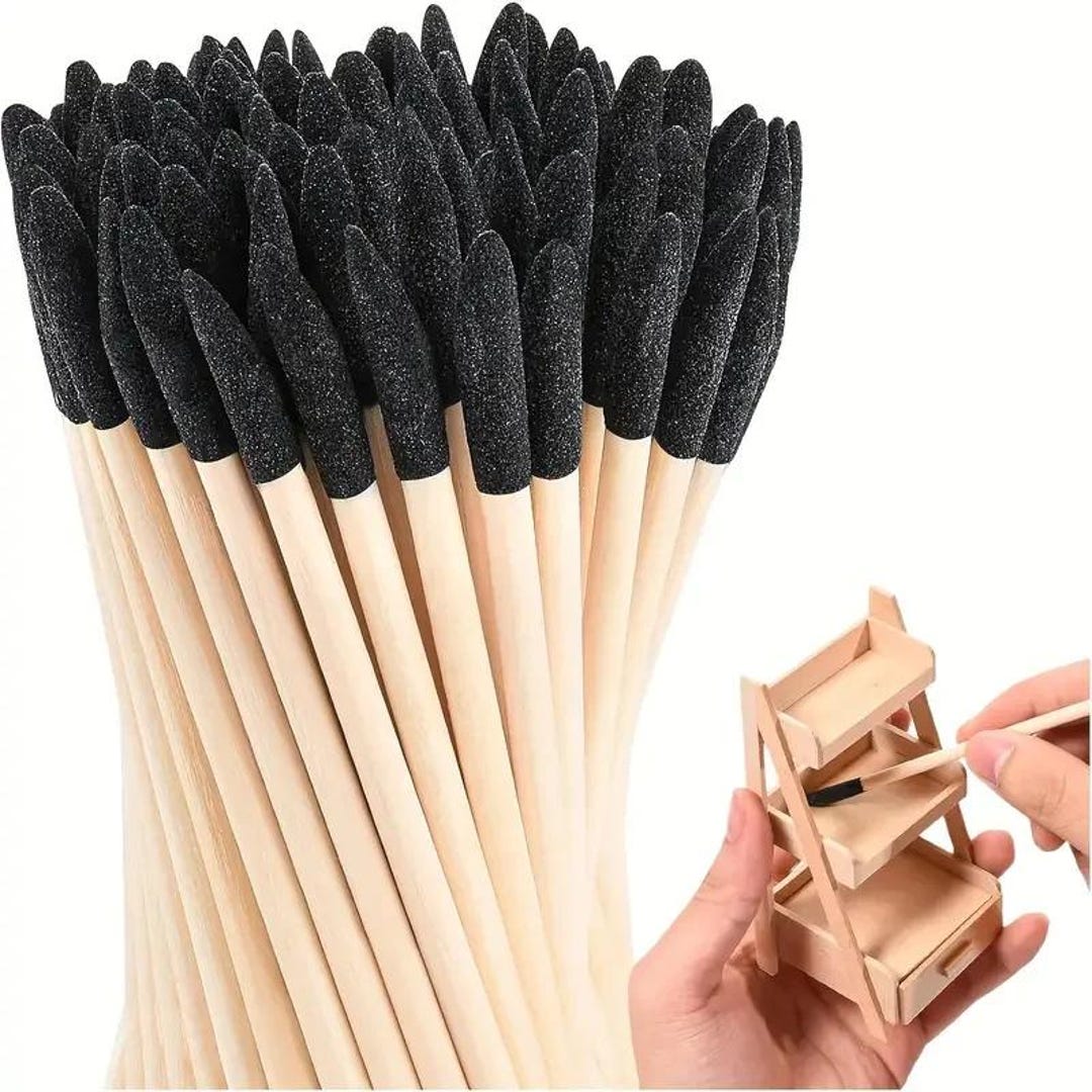 Sanding Sticks, 10/20pcs, Precision Frosted Tips, Flat Head, Dual ...