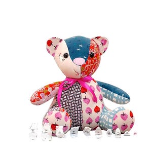 Memory Bear Template Ruler Set, 10pcs, Acrylic, Creative Cuddly Toy ...