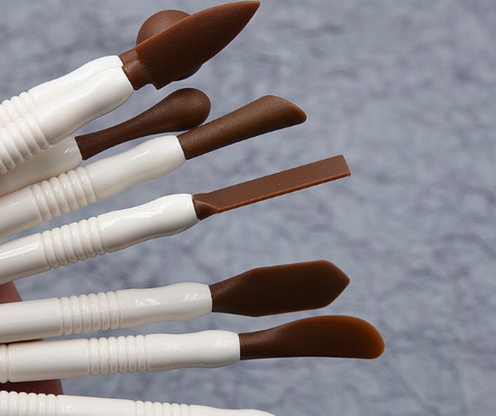Clay Sculpting Tools, 8pcs, Plastic+silicone, Assorted Shapes, Double ...