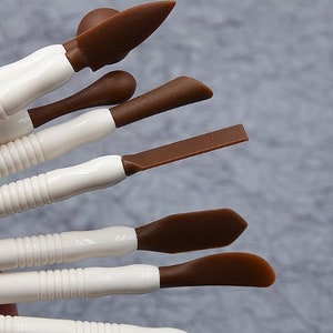 Clay Sculpting Tools, 8pcs, Plastic+silicone, Assorted Shapes, Double ...