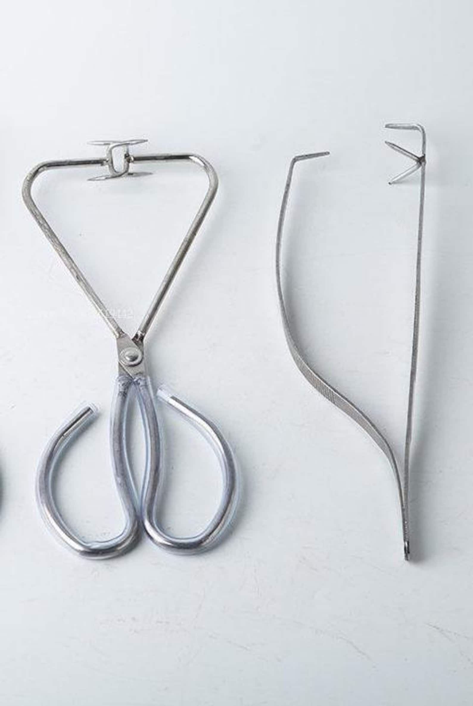 Ceramic Glaze Tongs, Stainless Steel, Various Styles, Cup Tray Gripping ...