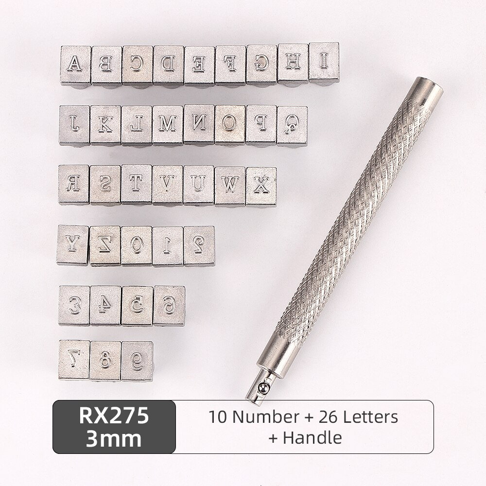 Letter and Number Stamps Punch Set 27/37pcs A-Z/0-9 Alloy - Etsy