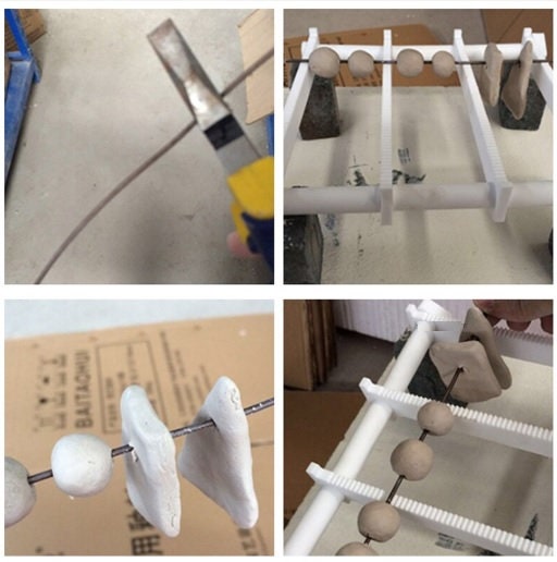 Kiln Rod, 1M Ceramic Hanging-fired, High Temperature Tungsten Wires ...