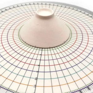 Ceramic Painting Circle Card, Plastic, Round, Pottery Circular Equal ...