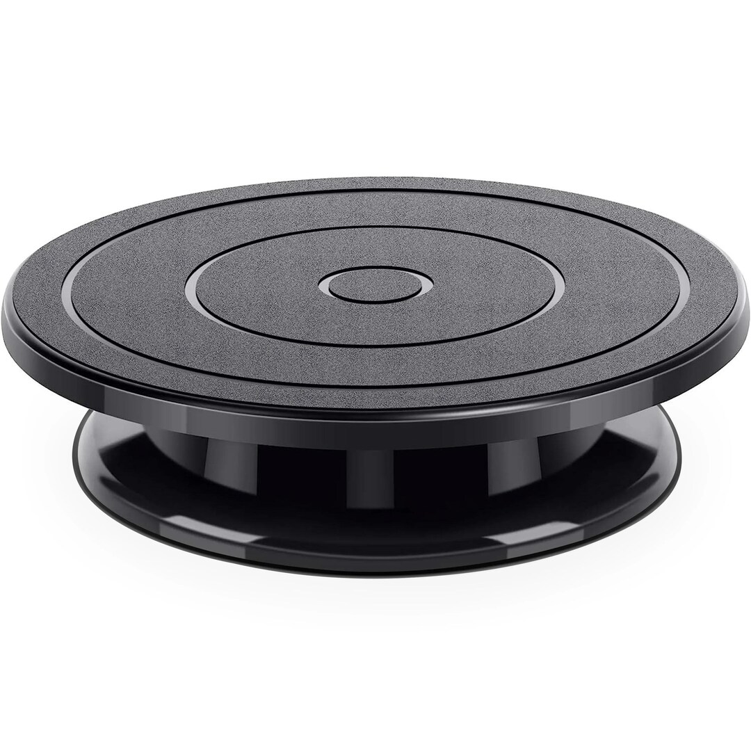 Pottery Wheel, Plastic, Rotating Turntable, Lightweight Art Stand ...