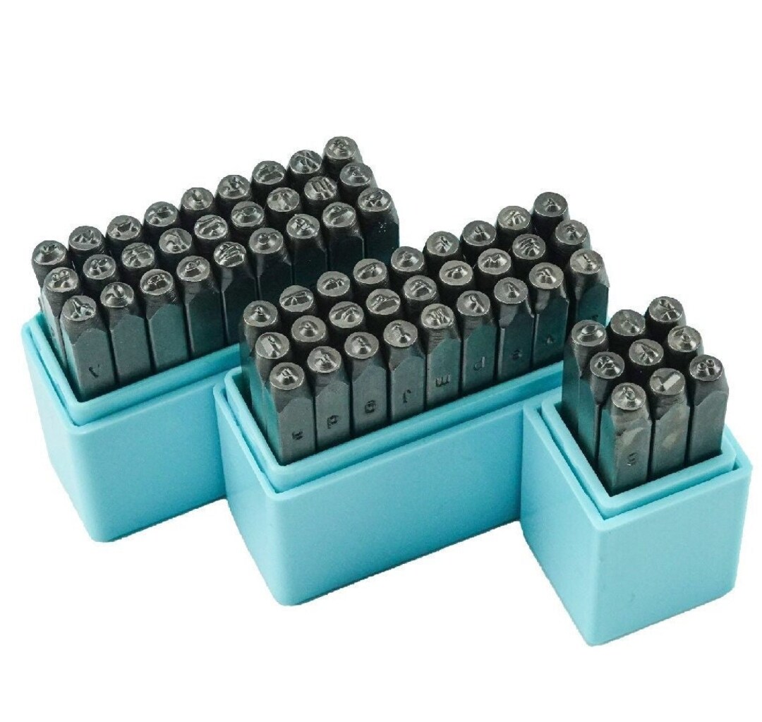 Metal Stamps Kit, Alphabet Number and Letter Metal Stamping Tools Kit ...