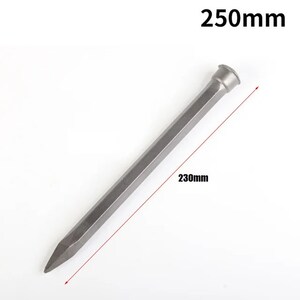 Stone Carving Chisel, Hard Alloy, Chromium Vanadium Steel, Pointed Flat ...