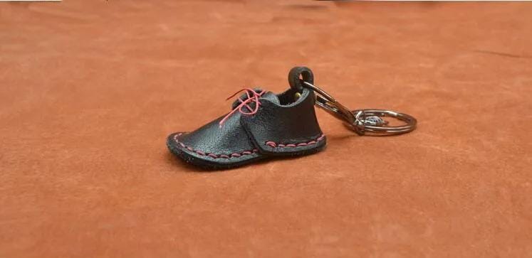 Leather Craft Mini Shoe Keychain Template, PVC, Sewing Pattern, Pendant ...