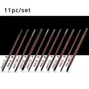 Stone Carving Chisel Set, 3/5/7/11pcs, Hard Manganese Steel, Various ...