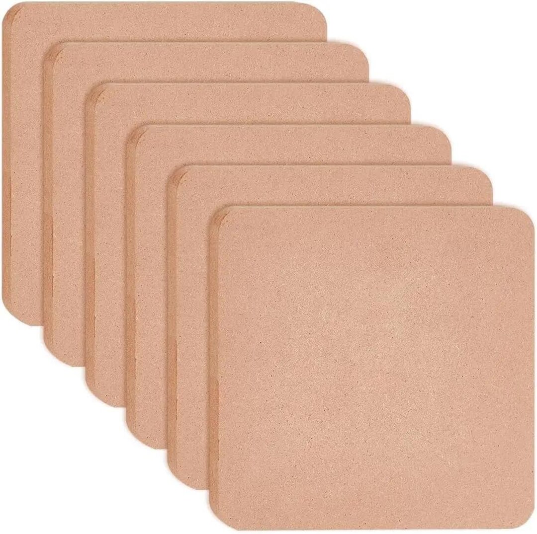 Pottery Wheel Bat Inserts, 6pcs, MDF Material, Square Throwing Board ...