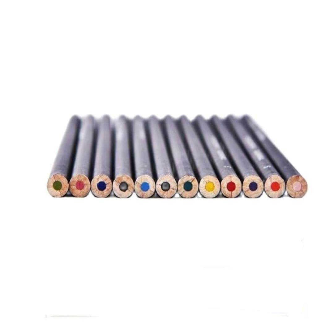 Pottery Underglaze Pencils, 12pcs, Wooden, Hand-painted Hook Line, DIY ...
