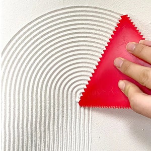 Pottery Graining Pattern Scraper, Plastic, Wall Painting Decoration DIY ...