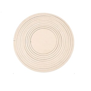 Pottery Tools, 11pcs, Wooden, Round, Concentric Geometric Figure Rail ...