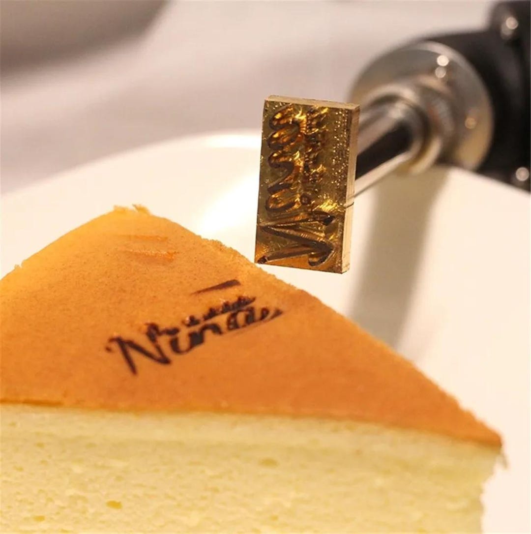 Logo Cake Branding Iron, Food Grade Brass, Heating Stamp, Bakery Burger ...