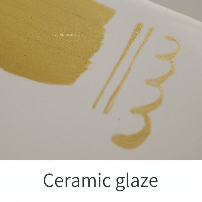 Ceramic Glaze Color, 10g/bottle, Imitation Gold Powder, Metal Paint ...