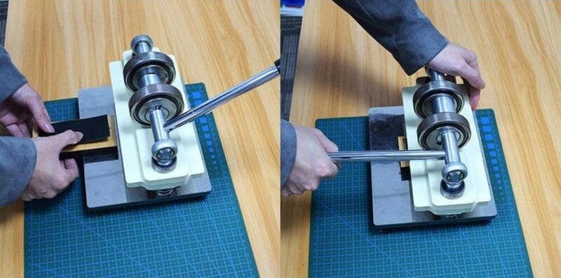 Leather Keychain Punch Domestic/japanese Steel Wood Cutting - Etsy