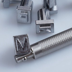 36pcs Font Combination Metal Alphabet Letter and Number Stamp Set for ...