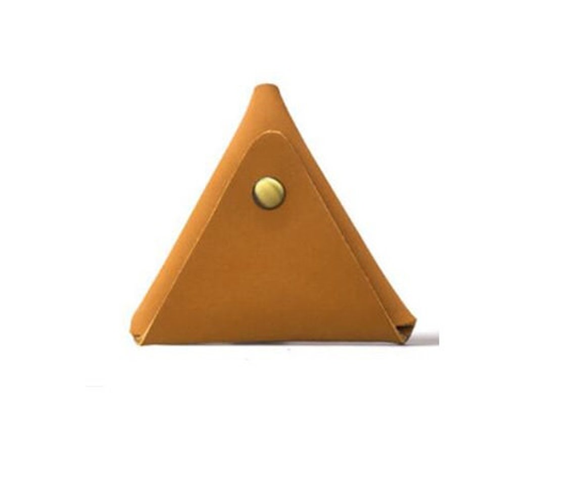 Triangle Wallet Die Cut, Wooden, Coin Purse, Mini Data Cable Holder ...