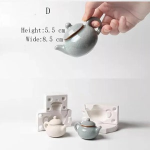 Ceramic Teapot Plaster Mold, Gypsum Material, Kungfu Mini Pot Template ...
