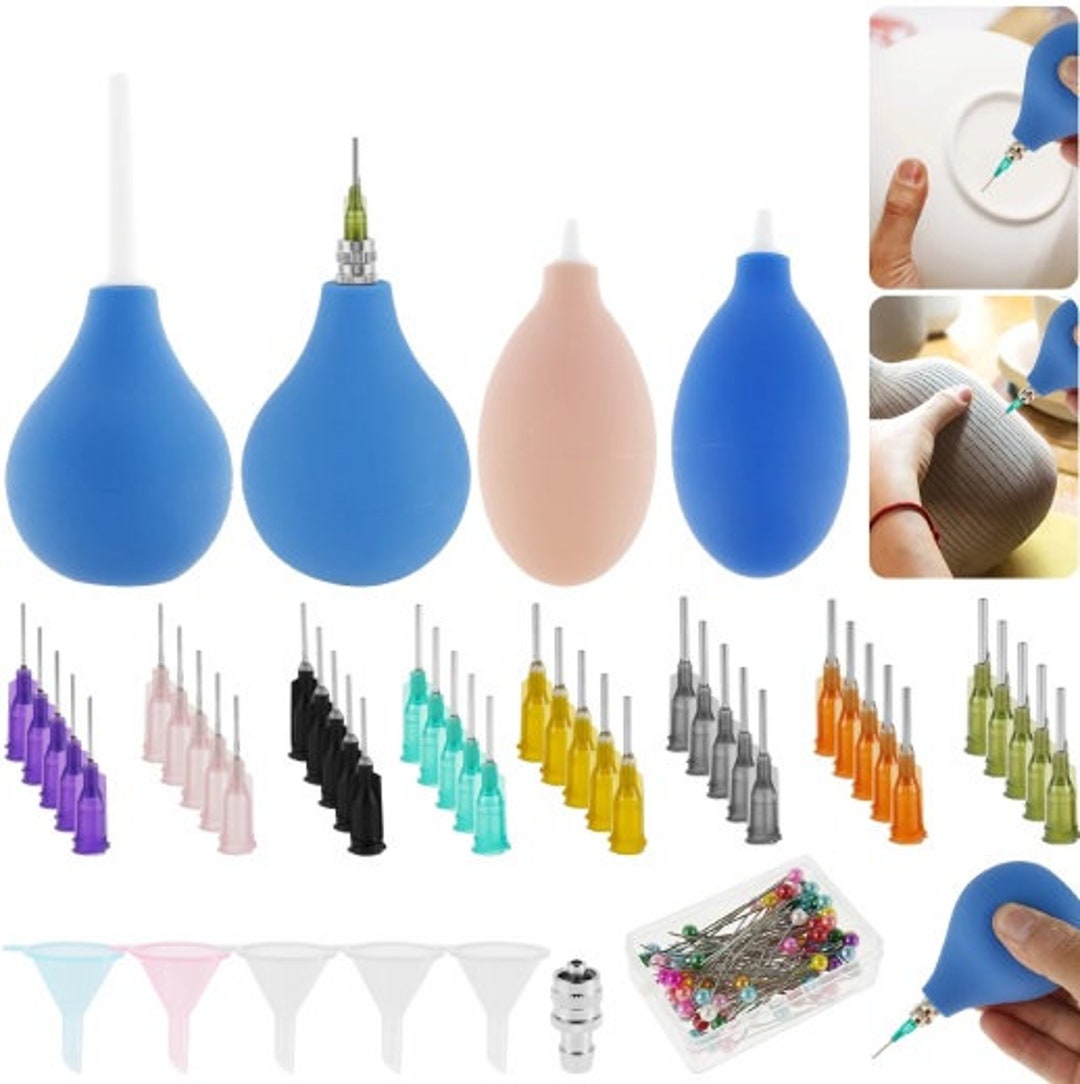 Pottery Precision Applicator Tools, 51/102pcs Set, Silicone Squeeze ...