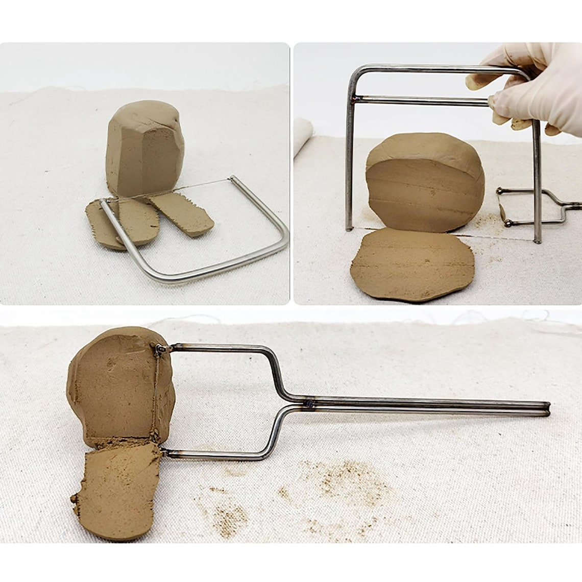 Clay Wire Cutter Multiple Sizes Stainless Steel Mud Cut-off - Etsy