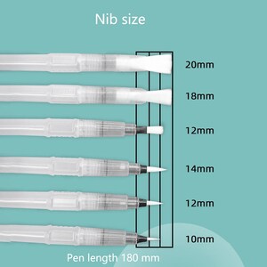 Pottery Painting, 6pcs, Soft Plastic, Nylon Nibs, Automatic Fountain ...