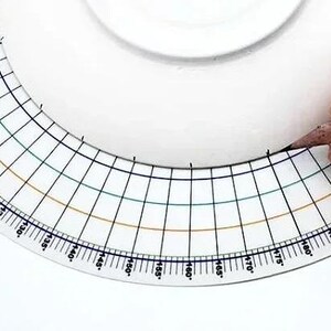 Ceramic Painting Circle Card, Plastic, Round, Pottery Circular Equal ...