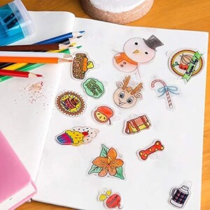 Shrink Plastic Sheets 10 Pcs, 20x29cm/7.87x11.41 Inch, 14.5x20cm/5.70x7 ...