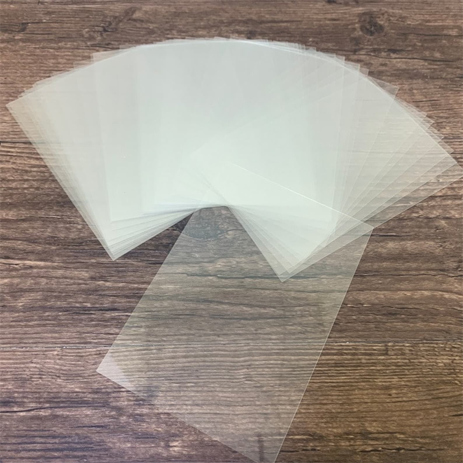 Transparent Plastic Sheets, 50pcs/pack, Clear Window, DIY Scrapbooking ...