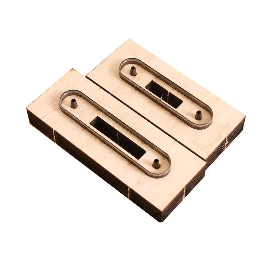 USB Cable Storage Template Cutter, Wooden Base, Steel Blade, Data Line ...