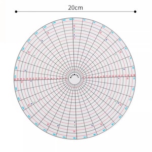 Billet Dividing Ruler, Plastic, Circular Divider Drawing Measurement ...