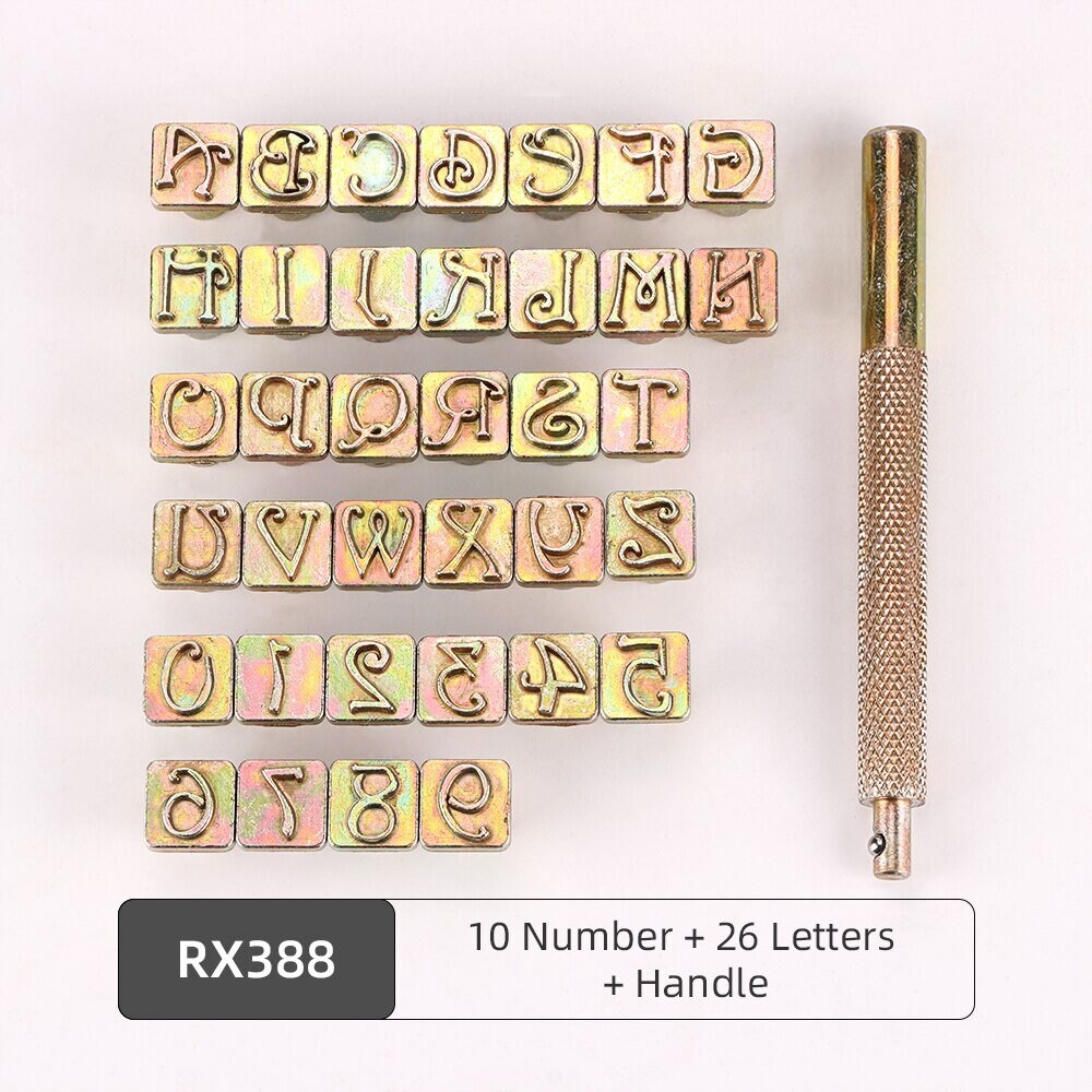 Letter and Number Stamps Punch Set 27/37pcs A-Z/0-9 Alloy - Etsy