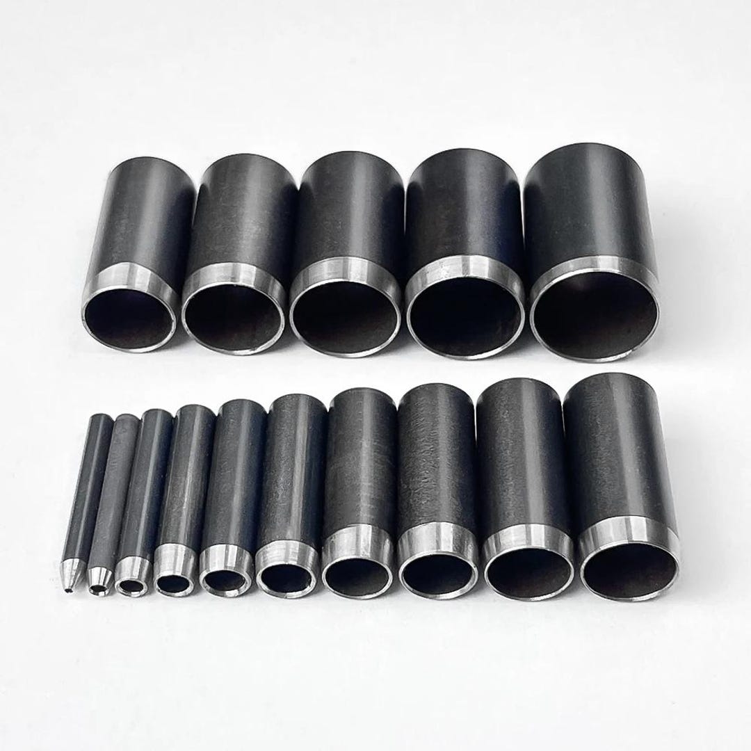 Leather Hole Punch Dies, 15pcs, High Carbon Steel, Different Sizes, Round Hollow Punching ...