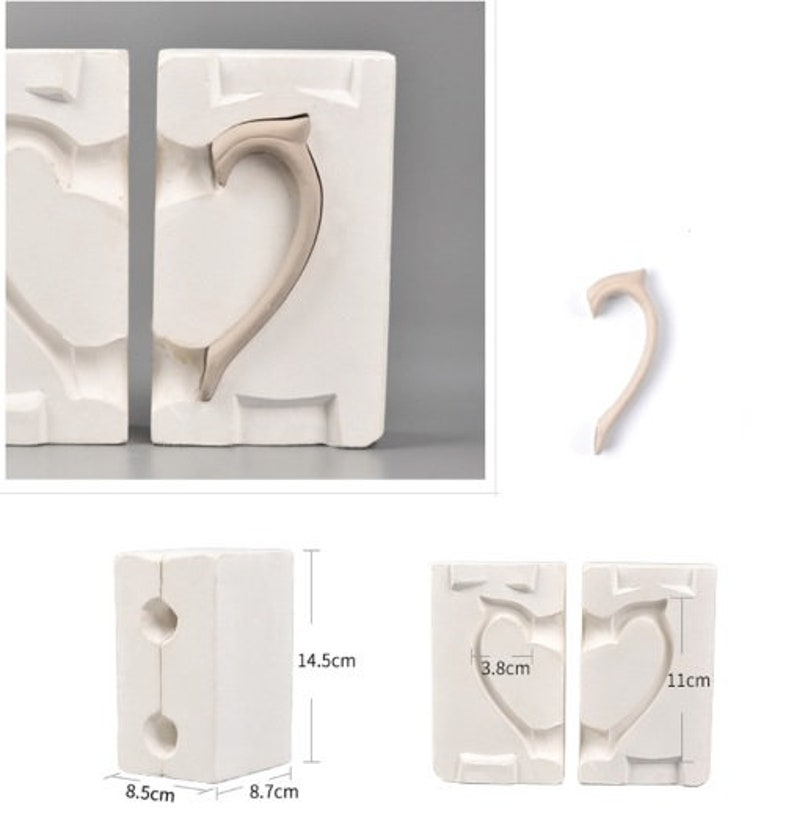 Ceramic Grouting Plaster Mold, Various Styles, Teapot/water Cup Handle ...