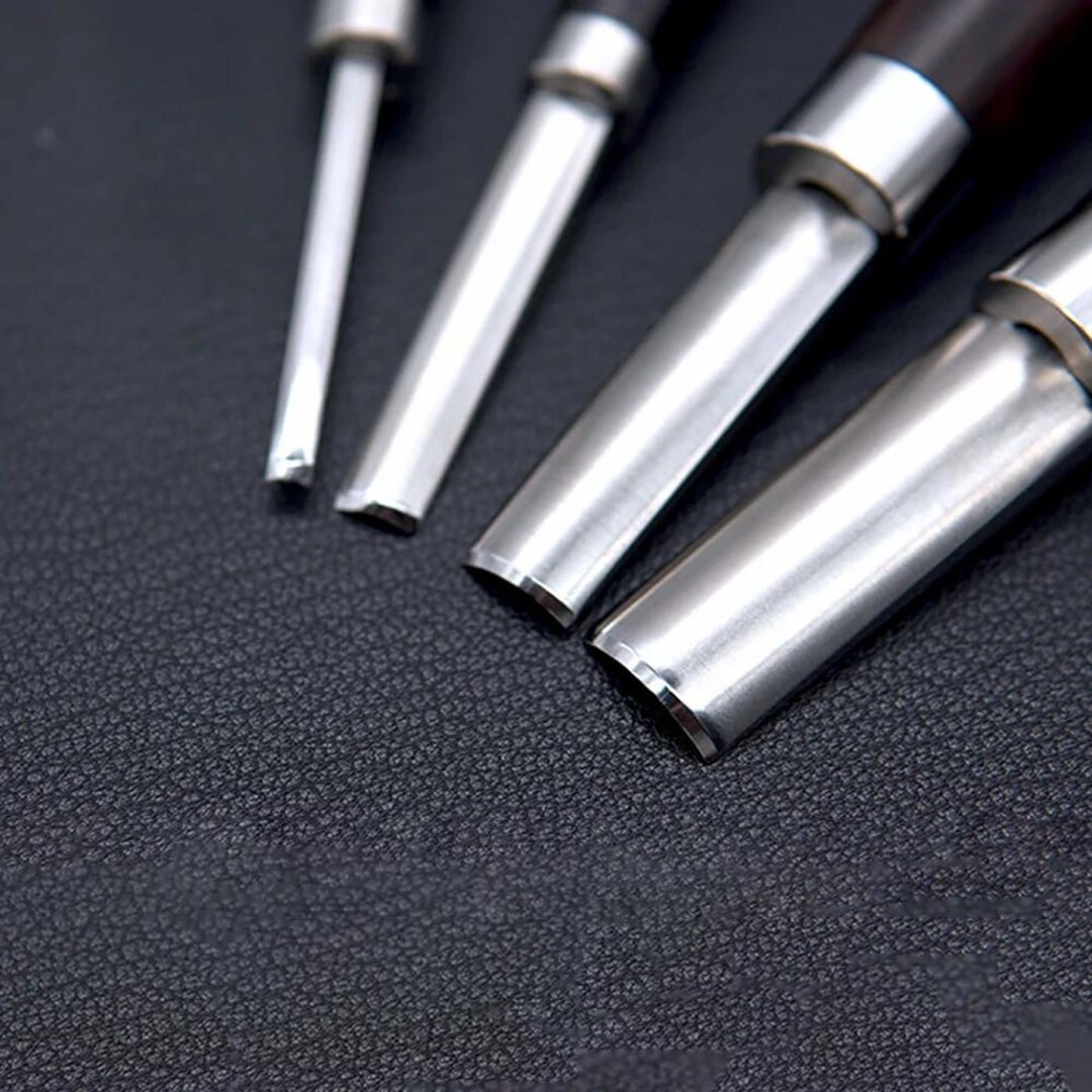 Leather Round Corners Chamferer, Steel Ebony Wood Handle, Variou Sizes ...