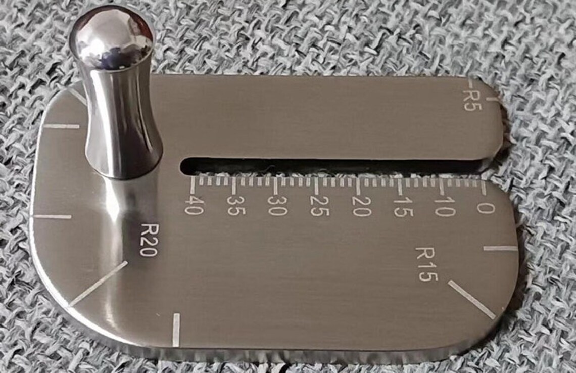 Leather Punch Aid, Pull Out Board for Pricking, Stainless Steel Pulling ...