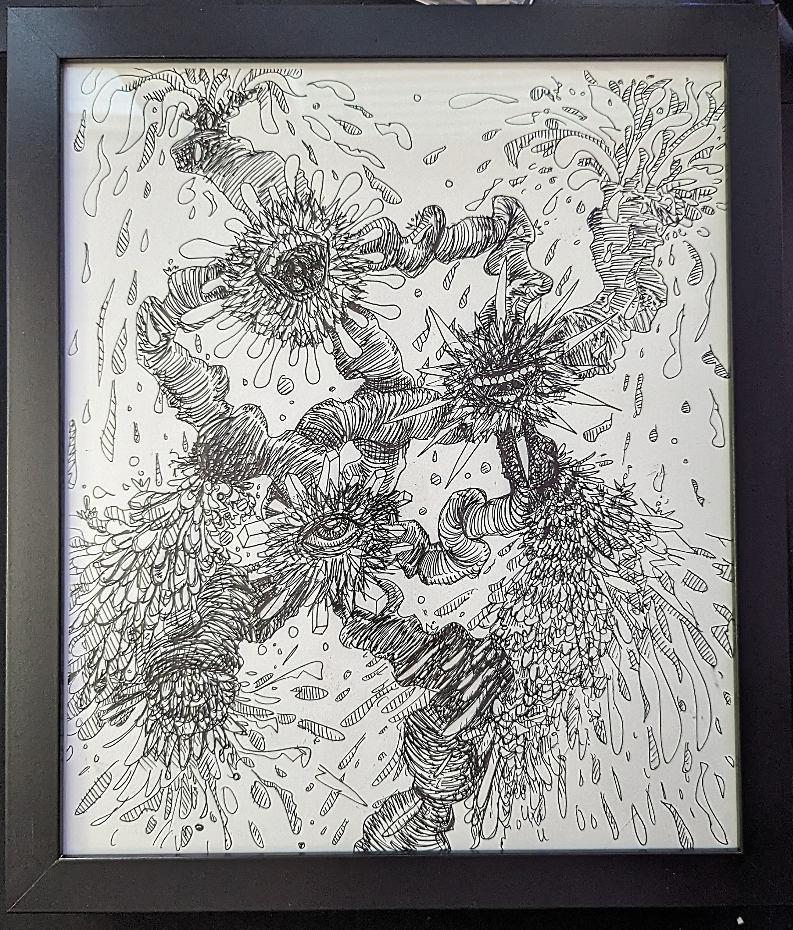 Original Art - "intestinal" (framed) - Etsy