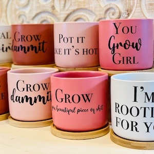 Funny Ceramic Flower Pots - Etsy