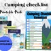 Camping Checklist for Planning Your Next Adventure, Camping Planner ...
