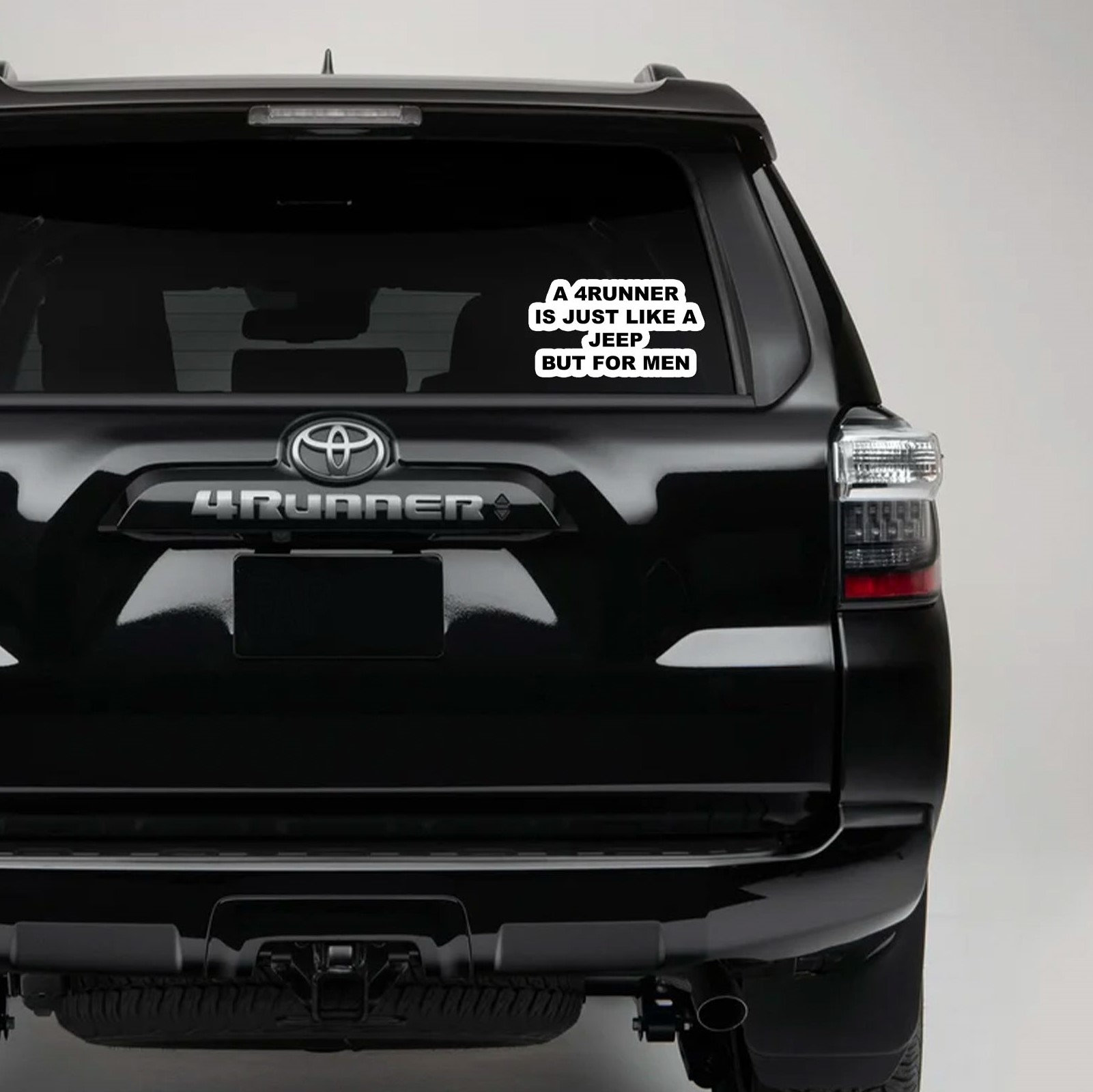 4runner Vs Jeep - Vinyl Weatherproof Sticker - Etsy