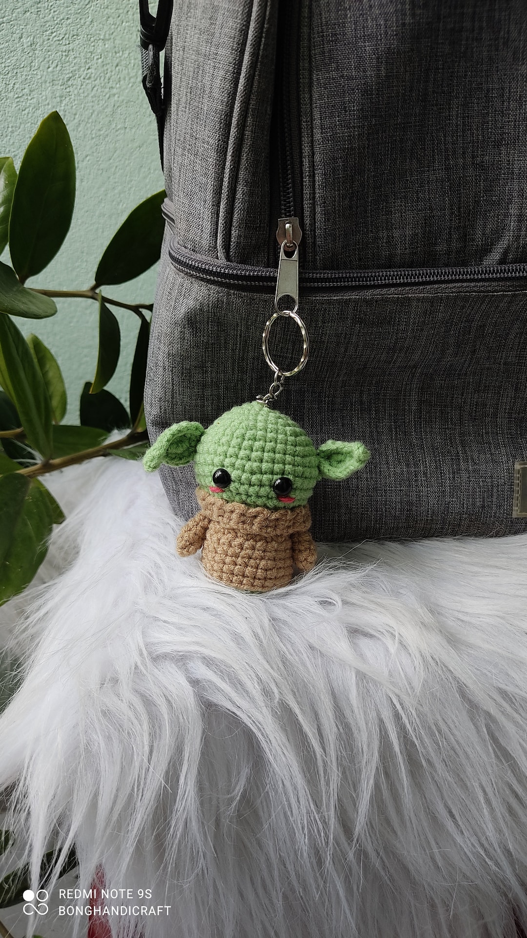 Baby Yoda Keychain | Crochet Baby Yoda - Etsy