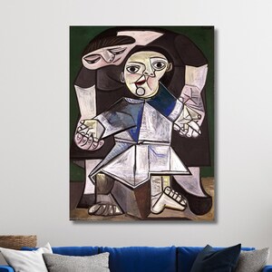Pablo Picasso First Steps Canvas,picasso,picasso Canvas Decor,picasso ...