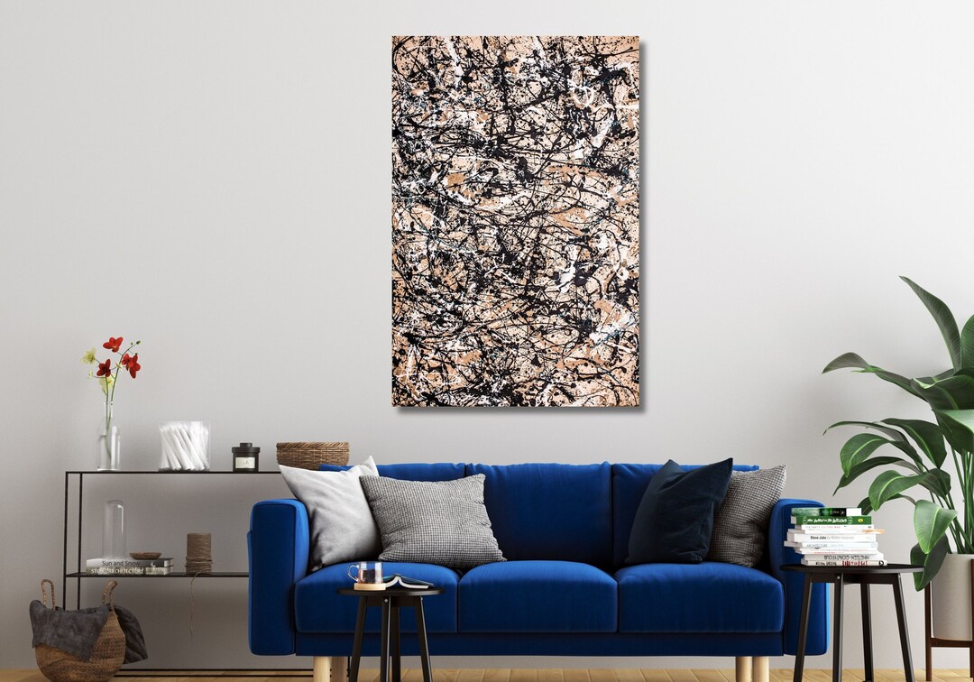 Jackson Pollock Wall Art Print, Jackson Pollock Canvas, Jackson Pollock ...