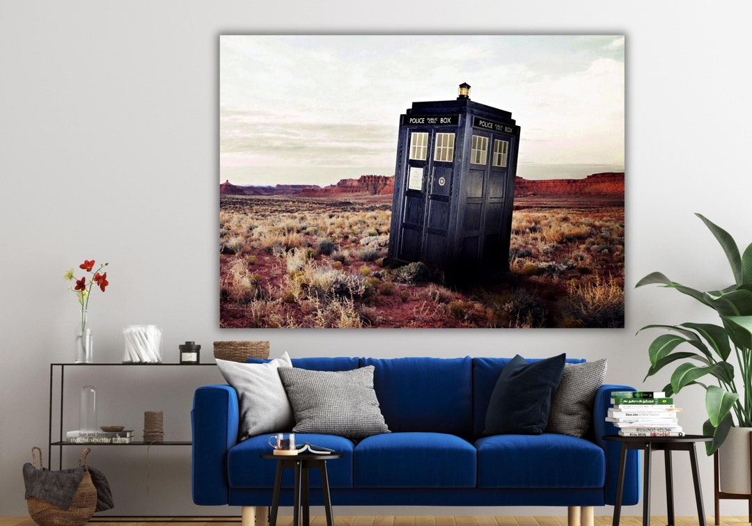 Doctor Who Tardis Box Wall Art Doctor Who Tardis Canvas Print Painting ...