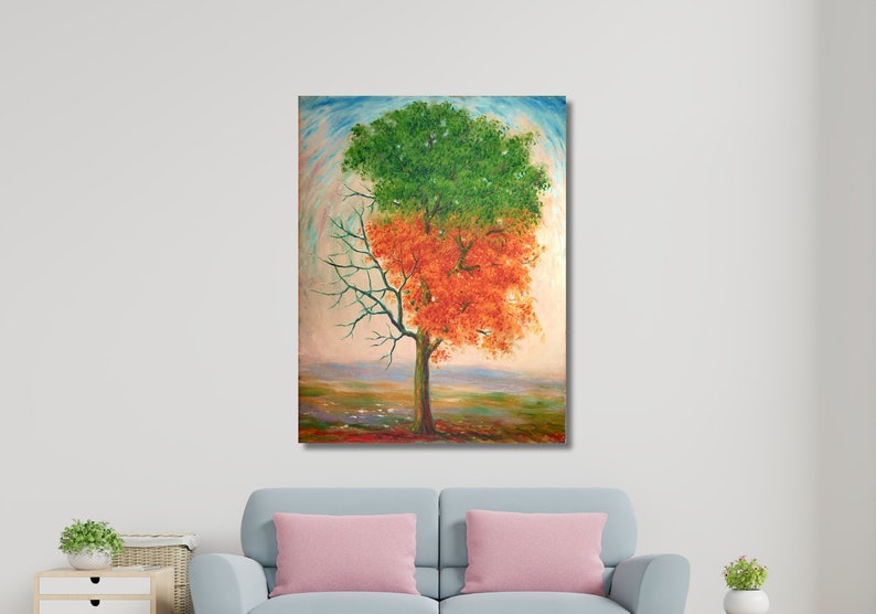 René Magritte Tree Canvas Wall Art, René Magrittetree Poster Wall Art ...