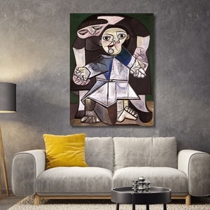Pablo Picasso First Steps Canvas,picasso,picasso Canvas Decor,picasso ...